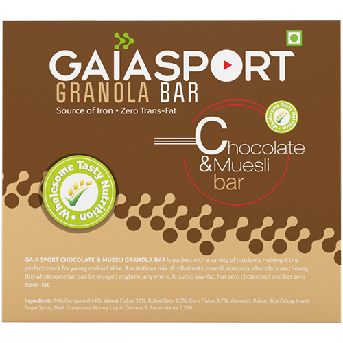 Gaia Chocolate & Muesli Granola Bar – A Wholesome Snack Bar