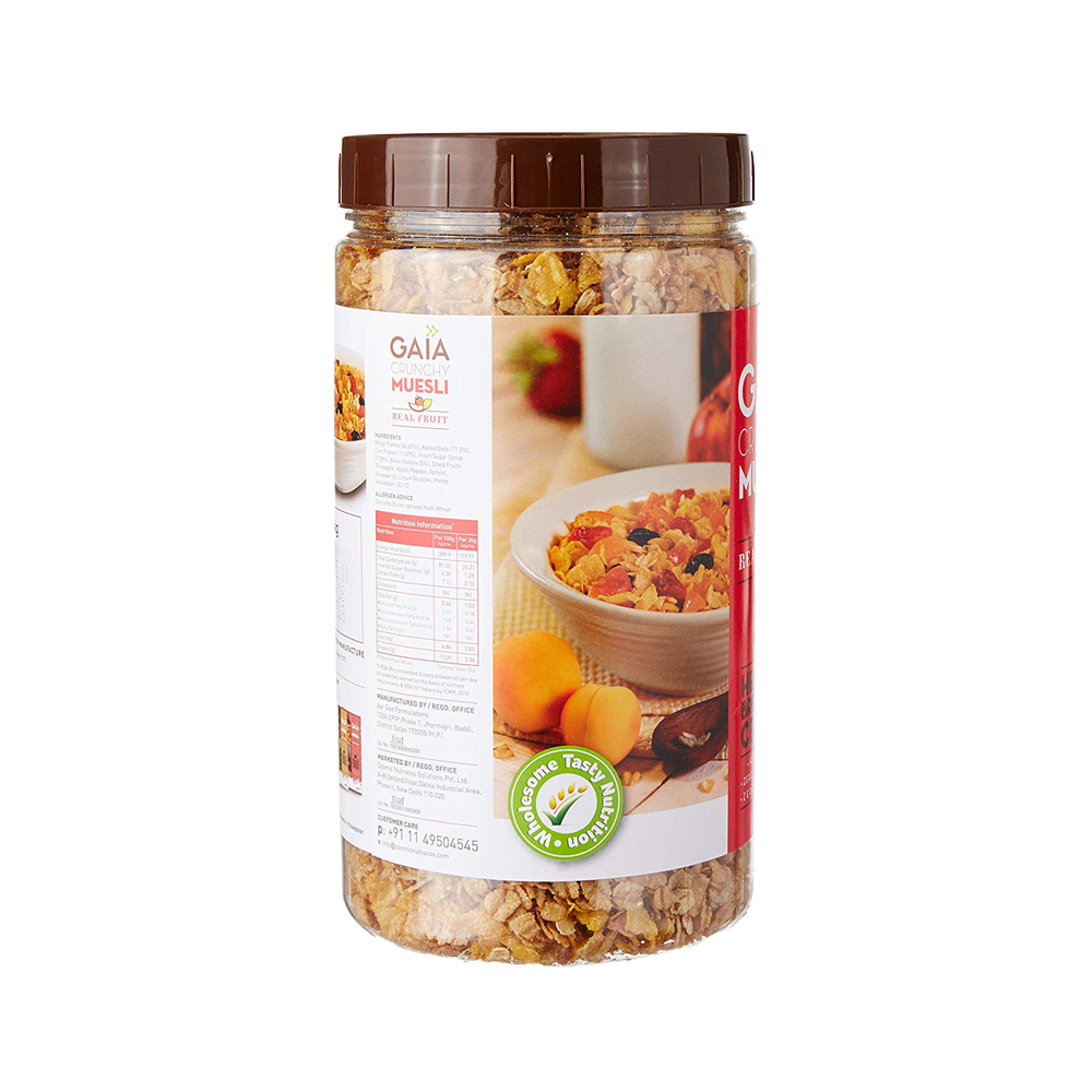 Gaia Crunchy Real Fruit Muesli | Breakfast Cereals | GaiaGoodHealth 🌍